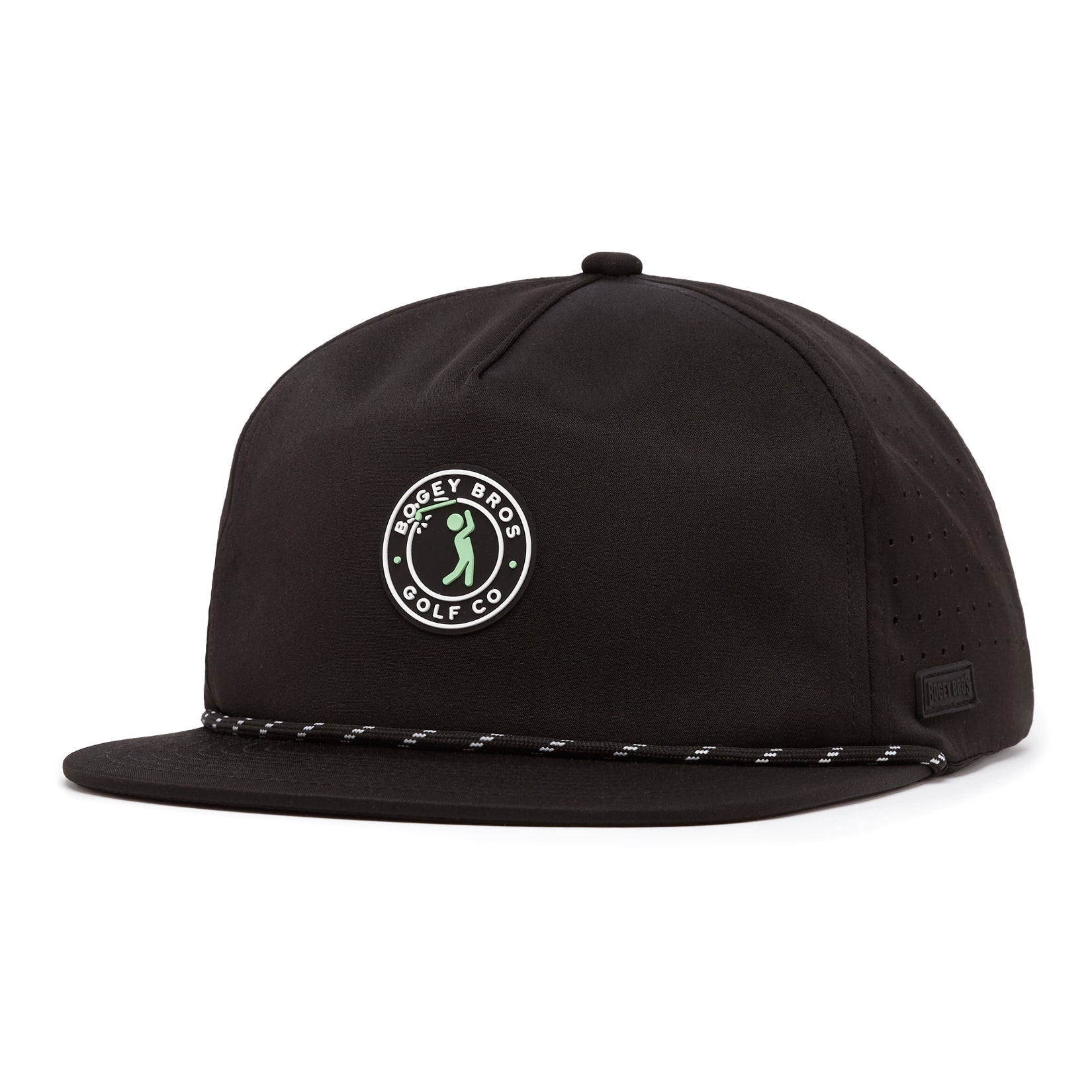 Bogey Bros Golf Co | Funny Golf Hats | Bogeyman Stamp Black ...