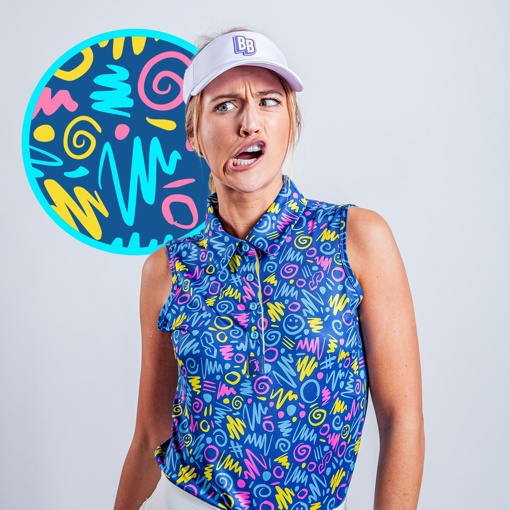 Bogey Bros Golf Co | Funny Women's Golf Polo | Booyah Women's Polo