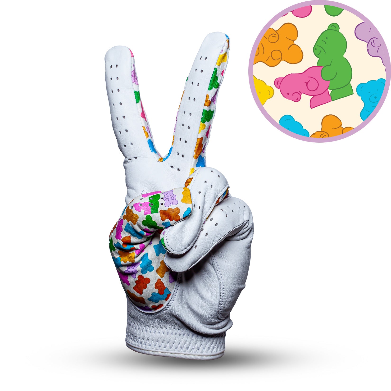 Bogey Bros Golf Co | Funny Golf Gloves | Gummy Bears - Glove