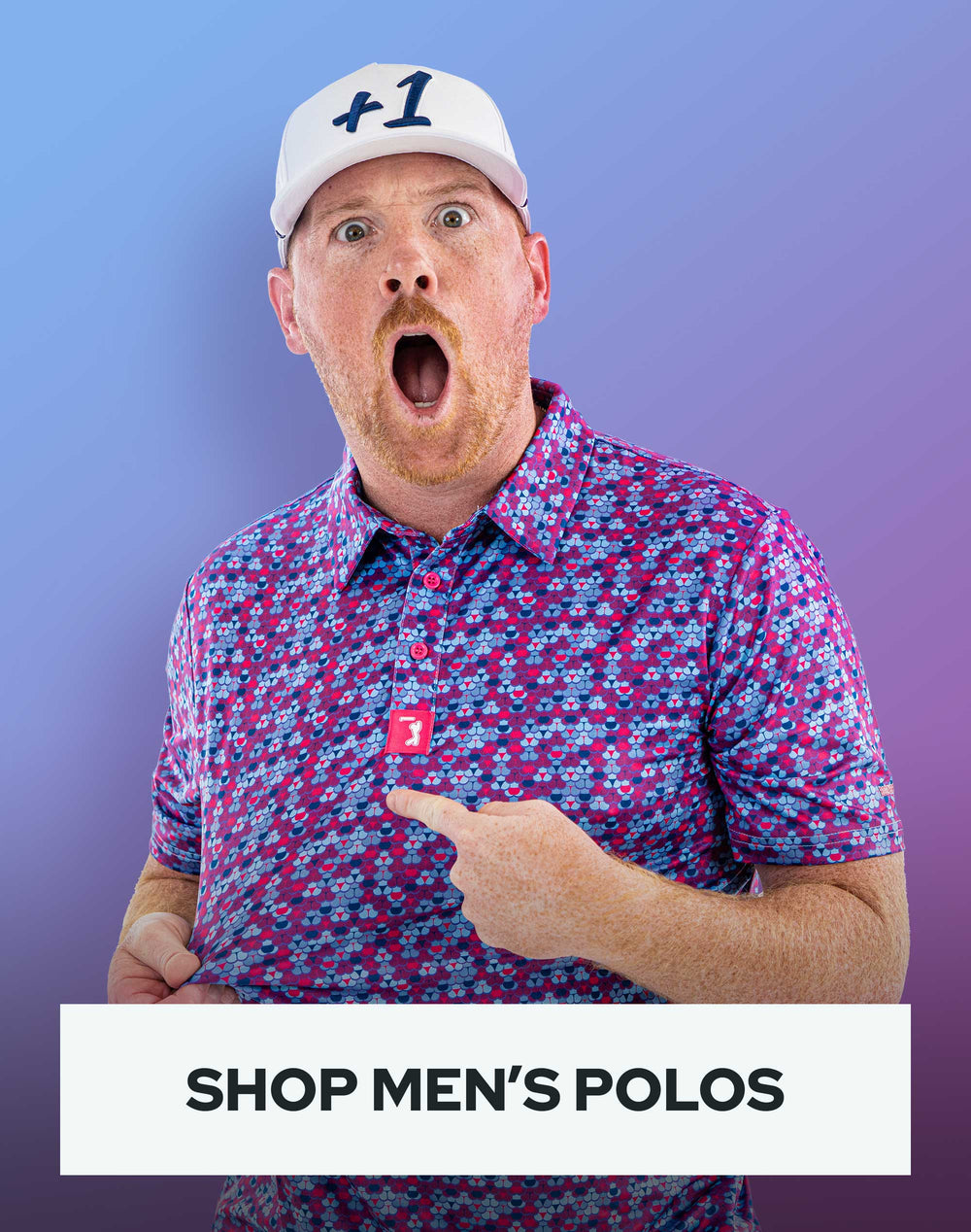 Bogey Bros Golf Co | Whale Tail Men's Polo