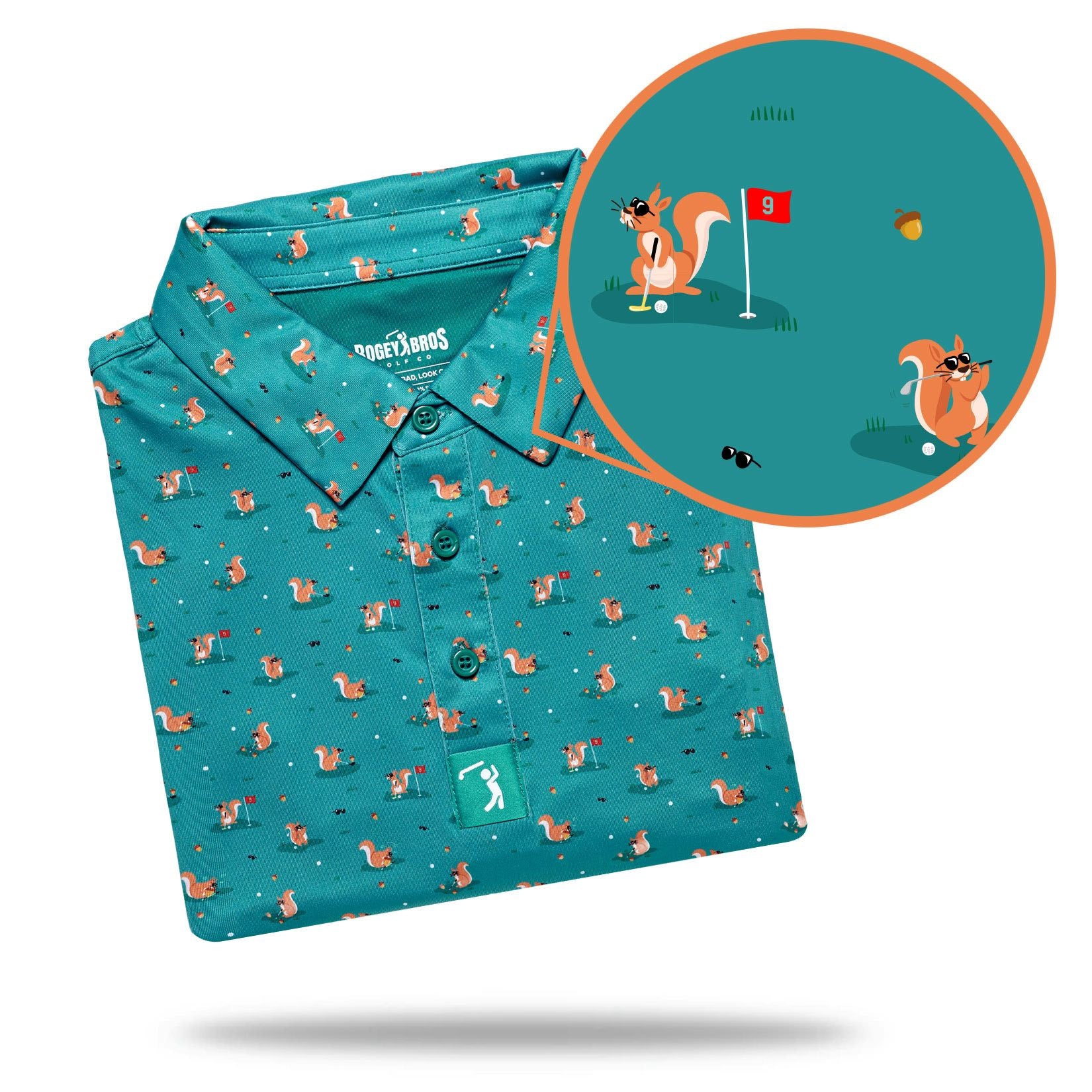 Bogey Bros Golf Co - Found A Nut - Men's Polo