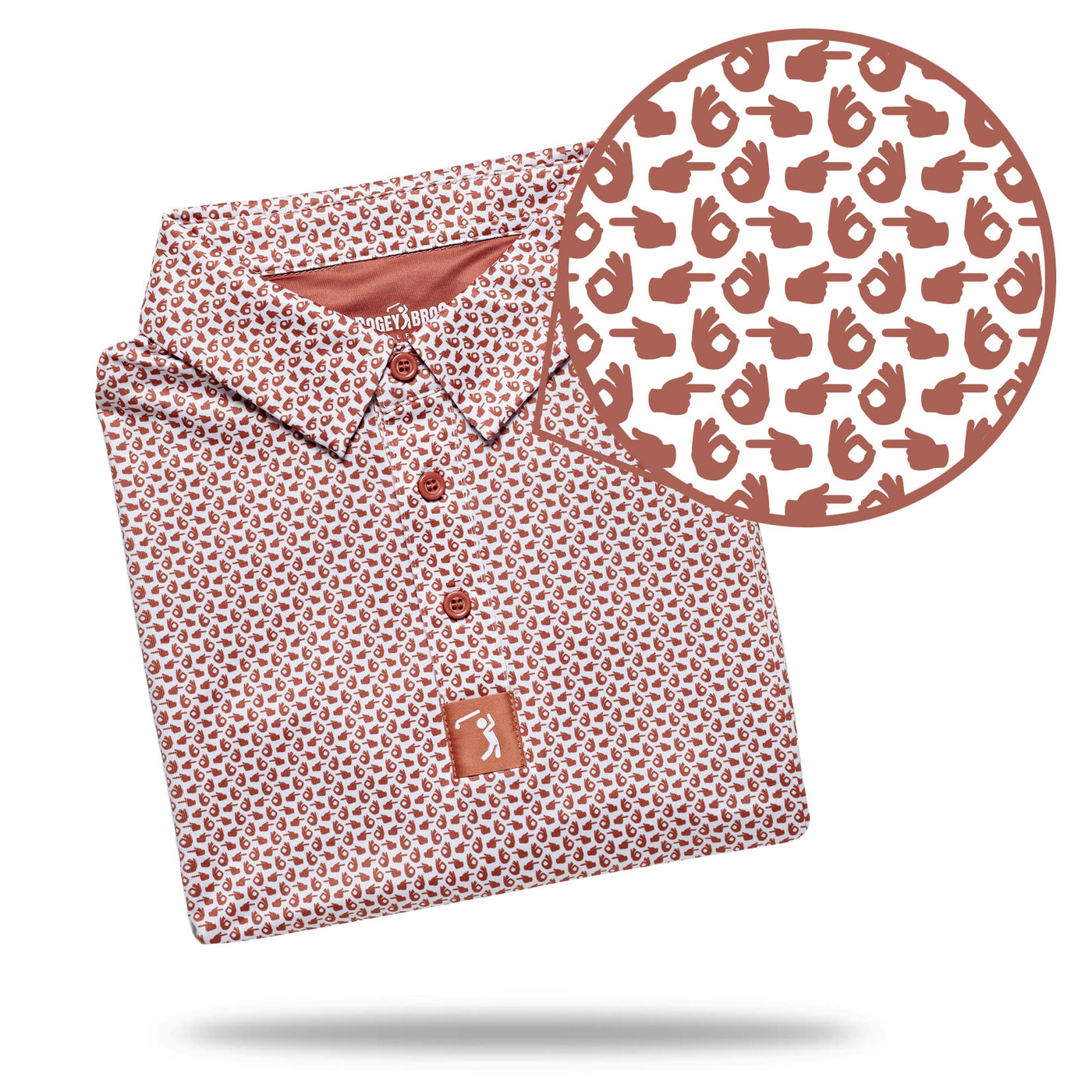 Birdie Finger Polo - Funny, Premium Golf Shirts | Bogey Bros Golf Co.