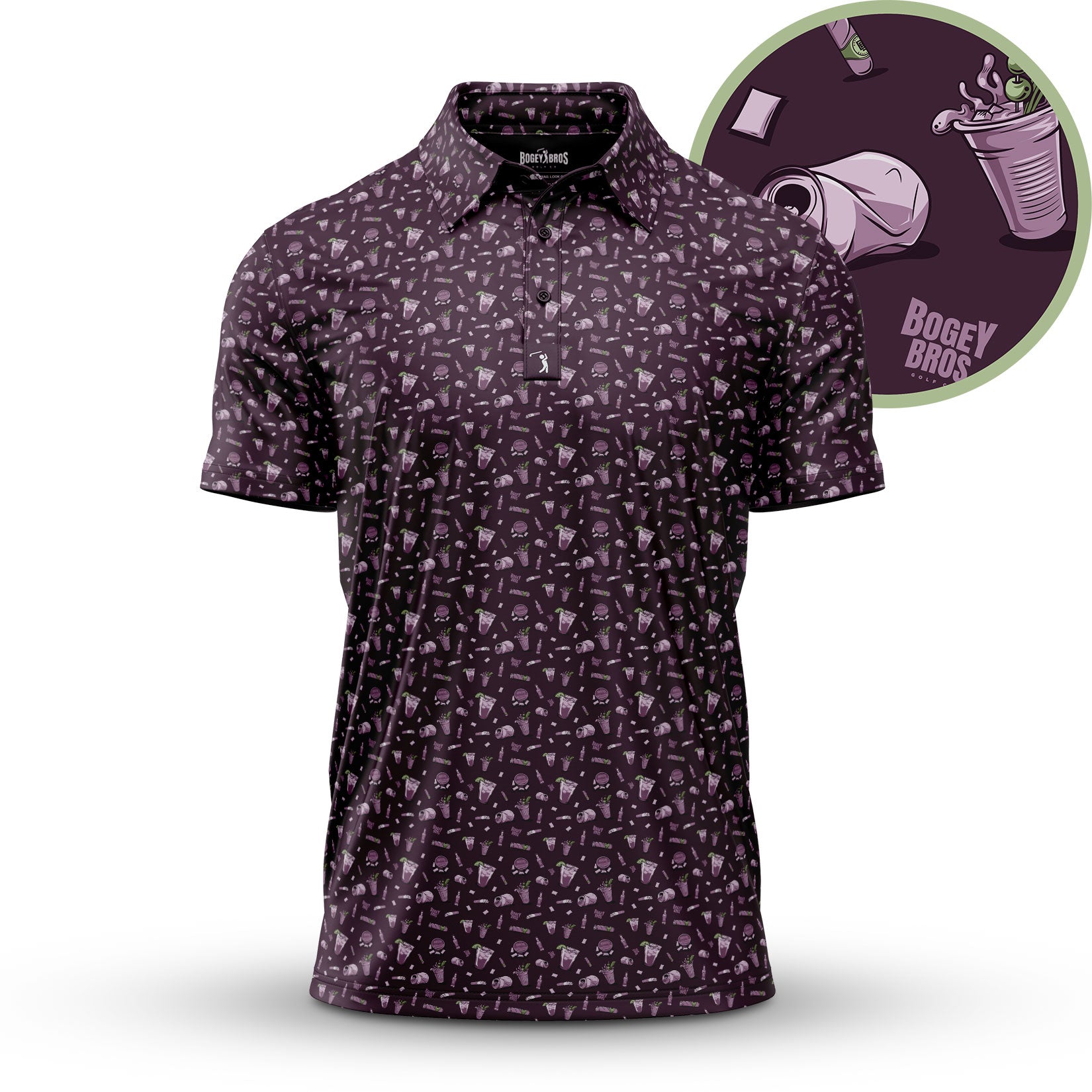 Bogey Bros Golf Co | Course Candy - Men's Polo