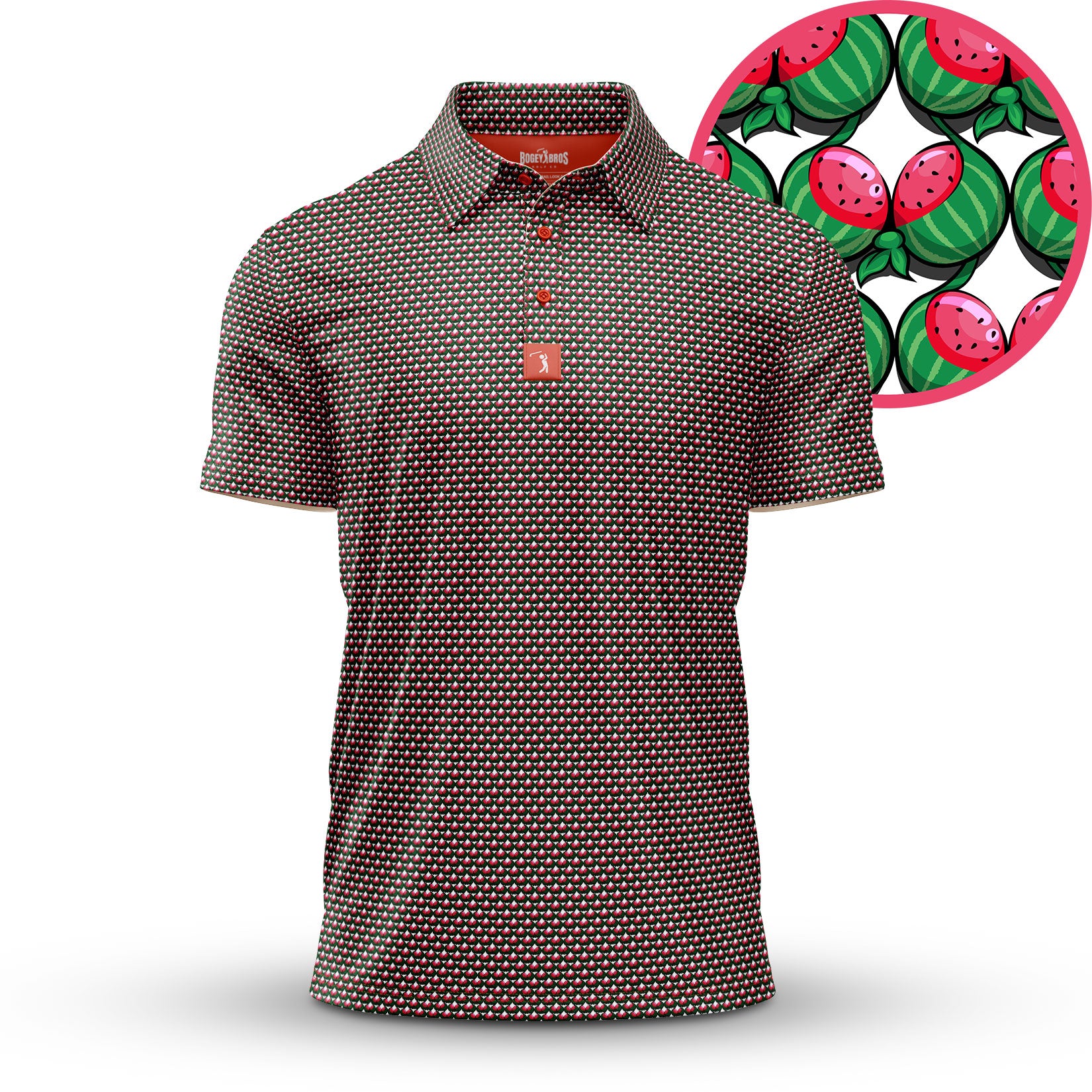 Bogey Bros Golf Co | Wantermelons - Men's Polo