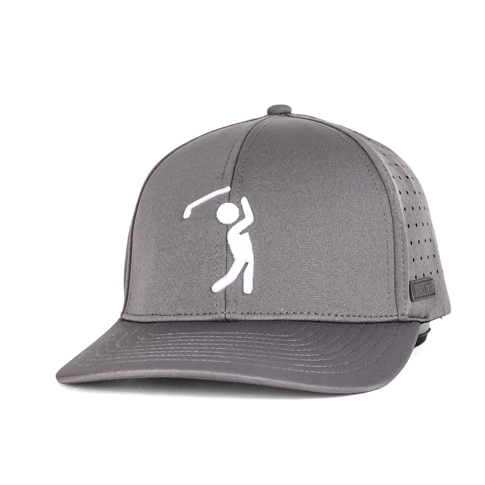 Bogeyman Charcoal - Performance Golf Hat - Stretch Fit
