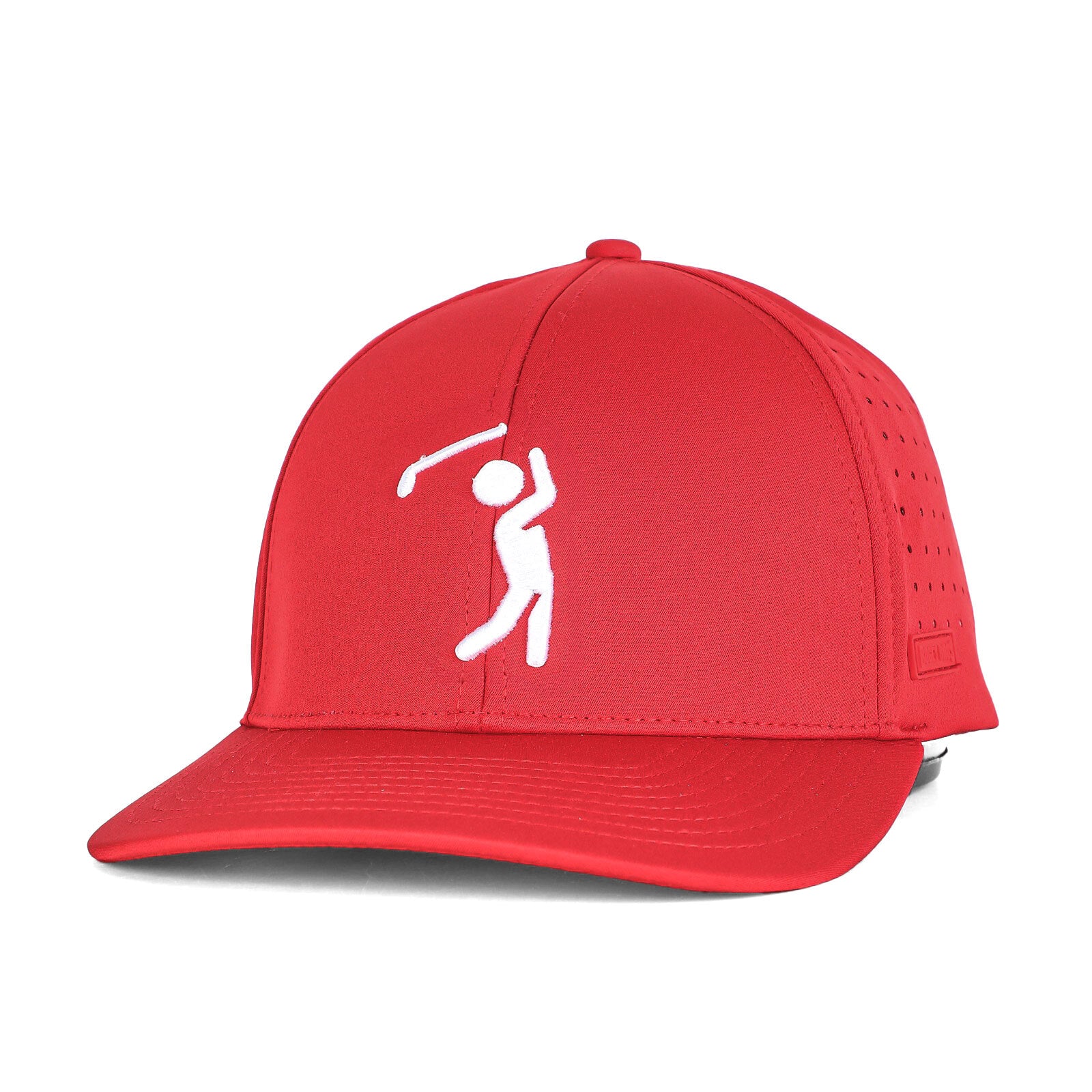 Bogeyman Red - Performance Golf Hat - Stretch Fit
