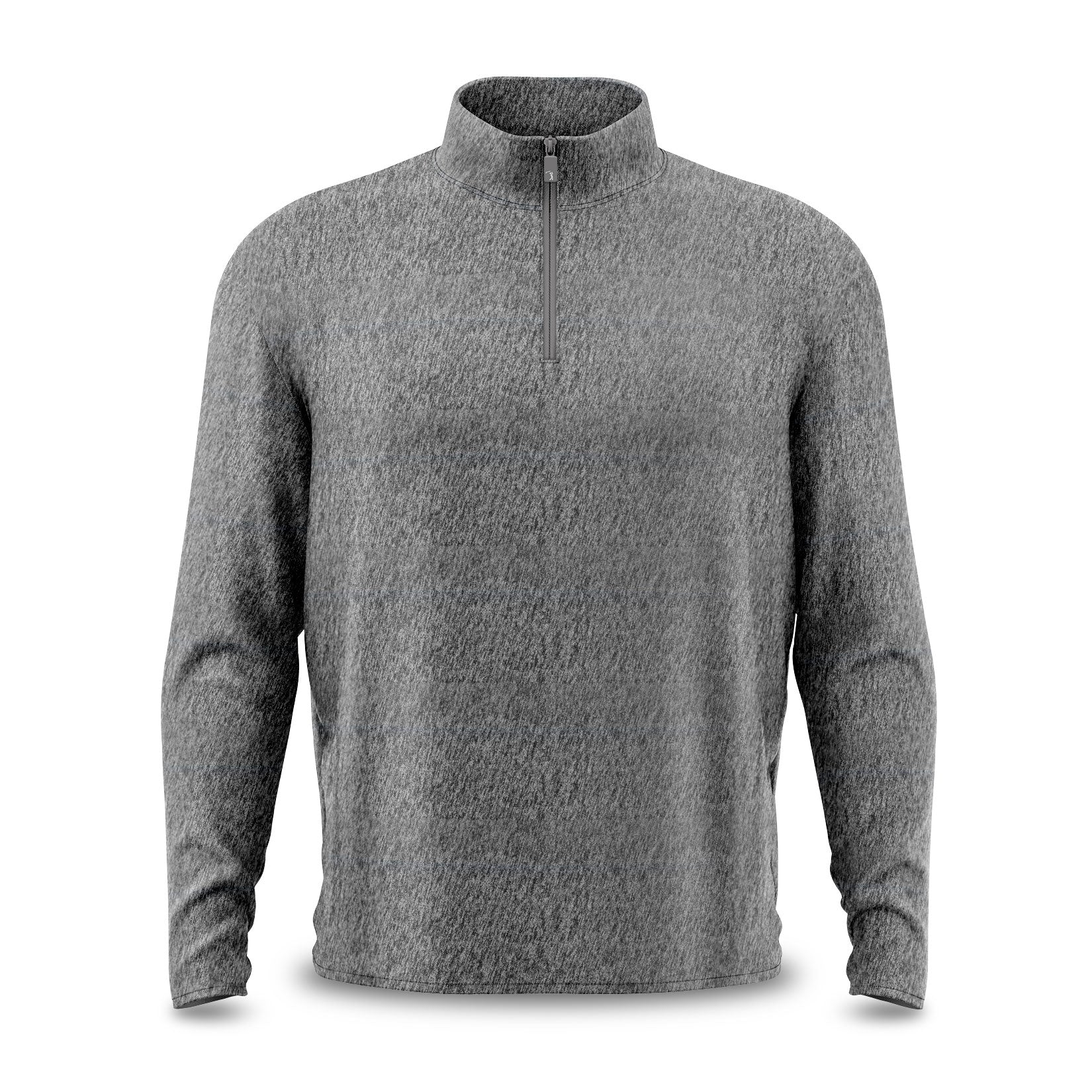 Bogey Bros Golf Co | Performance Golf Outerwear | Heather Gray Q-Zip